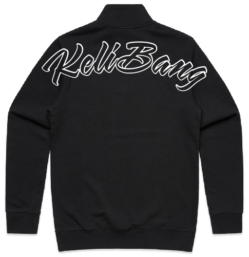 Black – Half Zip – Kelibang